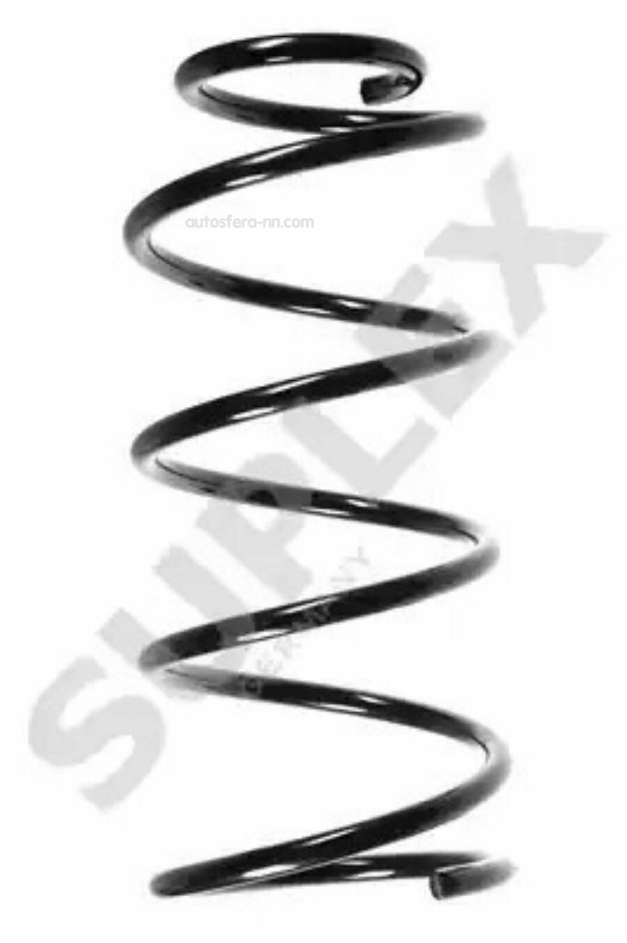 Пружина подвески передняя FORD FOCUS 1,4 / 1,6 / 1,6TI 11/04-11 SUPLEX арт. 10330
