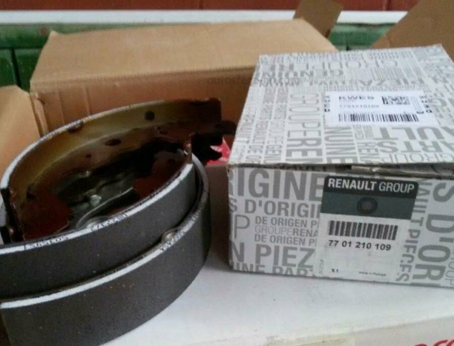 RENAULT 7701210109 колодки барабанные!\ Renault Logan/Sandero/Duster 1.4-1.6/1.5DCi 04>