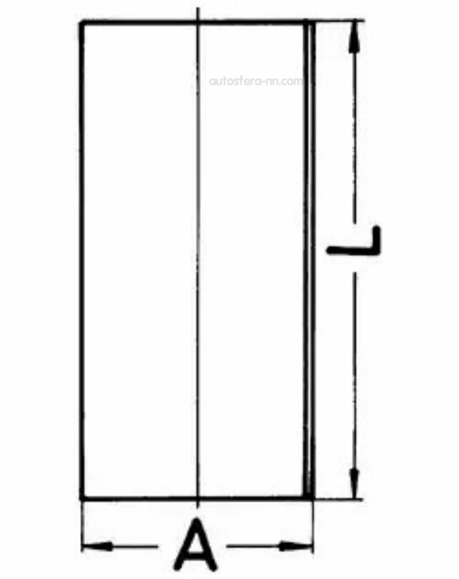KOLBENSCHMIDT 88500190 Гильза сухая STD [D=106.698 A=110.782 L=209.6]