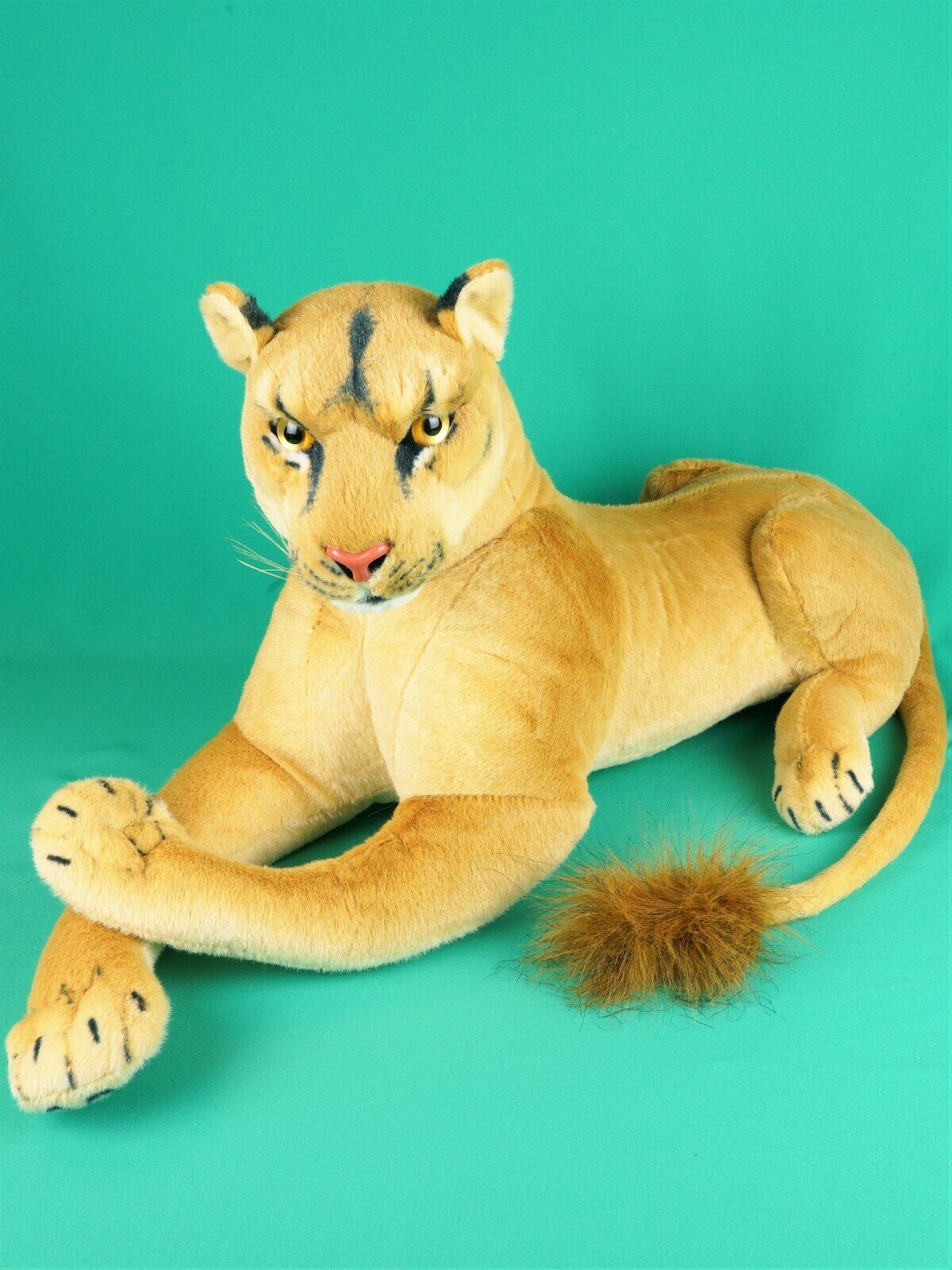 Мягкая игрушка Львица реалистичная 70 см. ( Львица Лев Львенок Хищник )