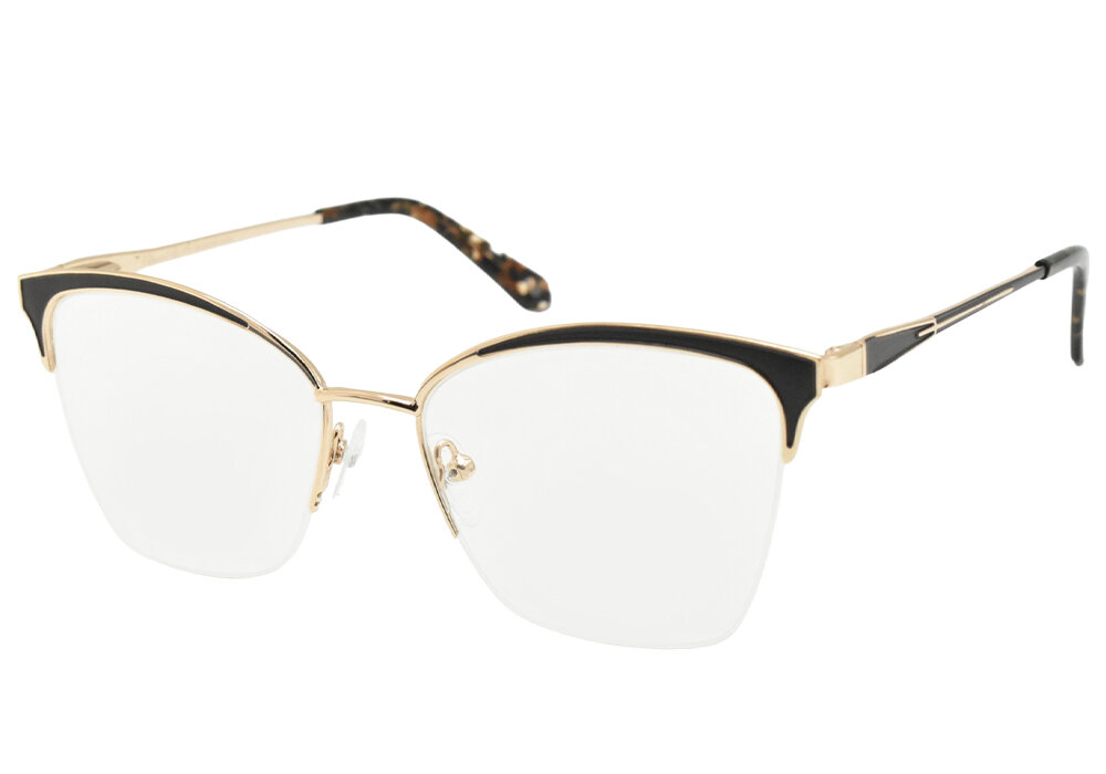 Оправа для очков Elfspirit EF-4252 C379 пол Женский форма оправы Кошачий глаз цвет оправы Золотой, Чёрный