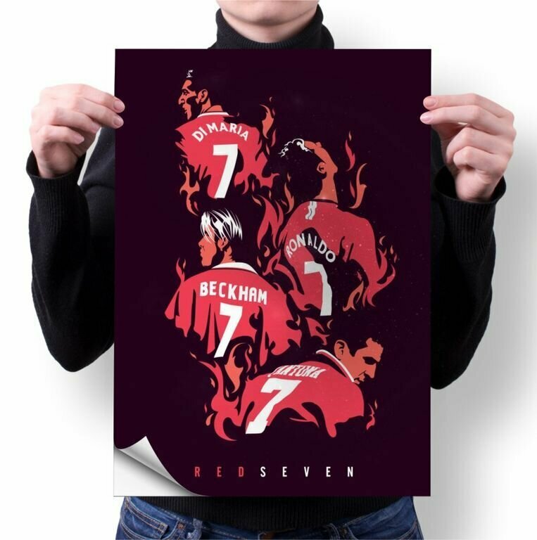 Плакат Manchester United, Манчестер Юнайтед №1