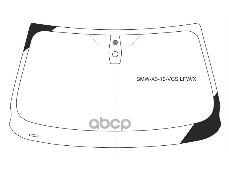Стекло лобовое (Датчик дождя) BMW X3 10-14 XYG арт. BMW-X3-10-VCS LFW/X