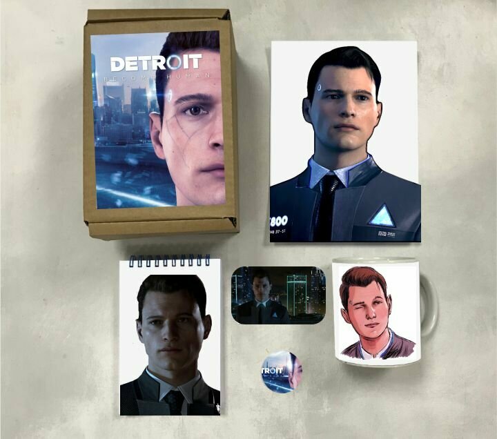 Бокс GOODbrelok принт "Detroit Become Human" - 0001