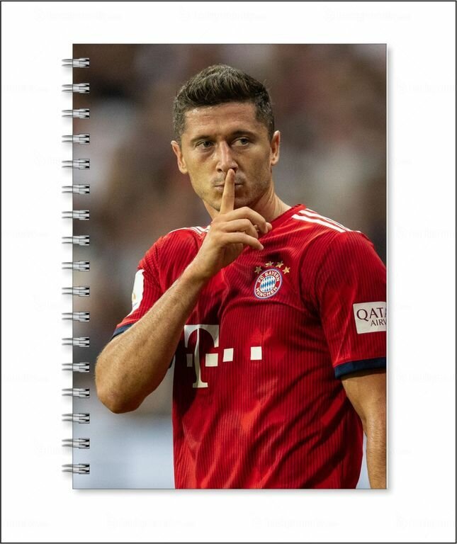 Тетрадь Роберт Левандовский, Robert Lewandowski №13