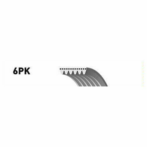 Ремень поликлиновой Gates 6PK843 для Nissan Cima; Opel MOVANO; Renault MASTER II; VW CRAFTER 3035 2E,