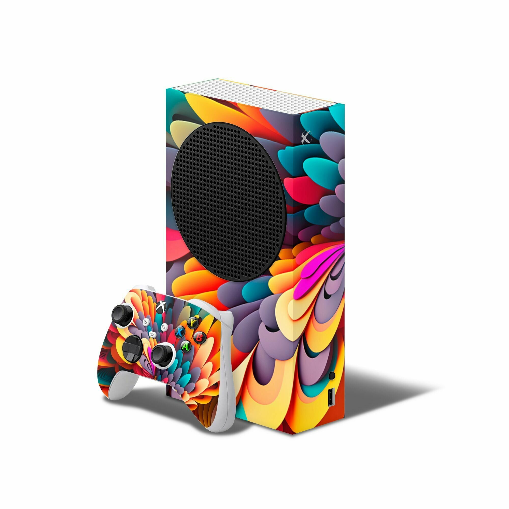 Набор наклеек Abstract на игровую консоль Xbox Series S
