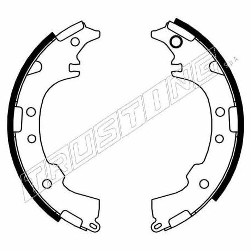 Комплект тормозных колодок Trusting 115.304 для Daihatsu Be-go (2005-н. в.), Daihatsu Terios (1997-2012), Toyota Cami (1999-2005)