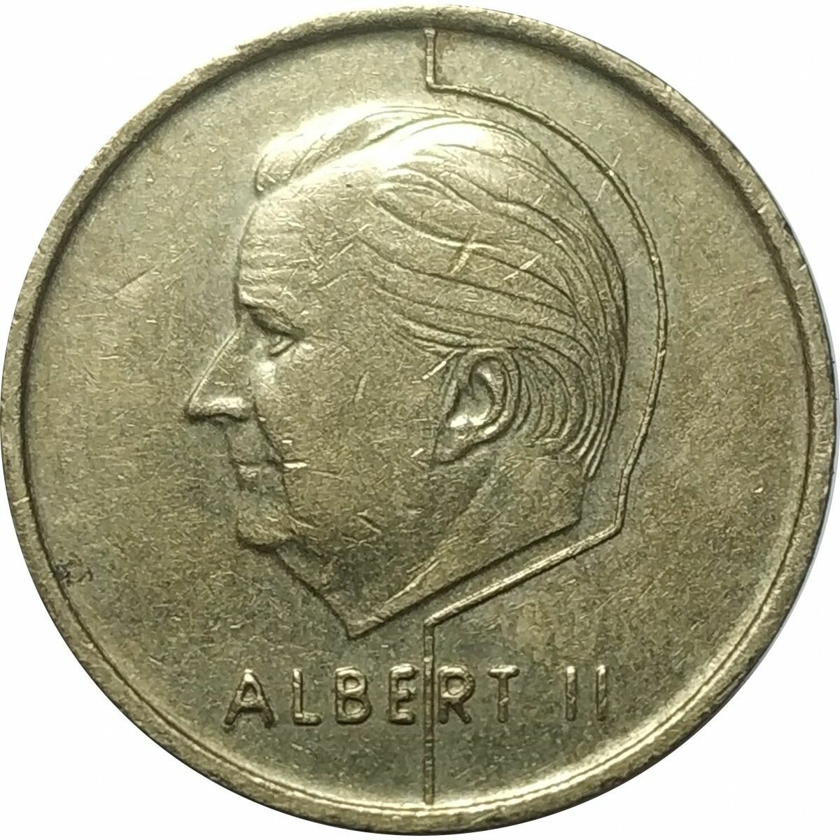 5 франков 1996 Бельгия из оборота