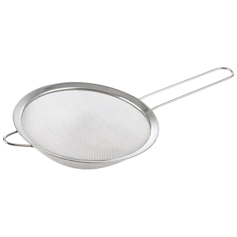 Сито- дуршлаг из нержавеющей стали , диаметр 18 см Вес: 80 грамм