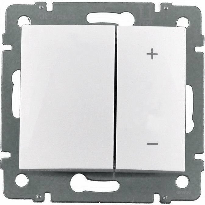Светорегулятор Legrand Valena клавишный белый