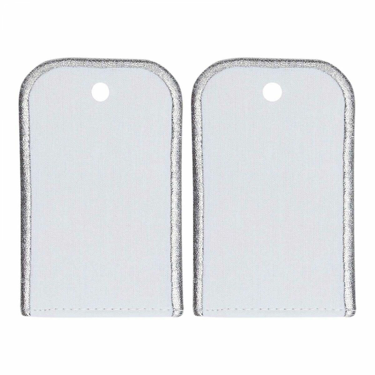 Погоны РЖД белые нового образца без вышивки