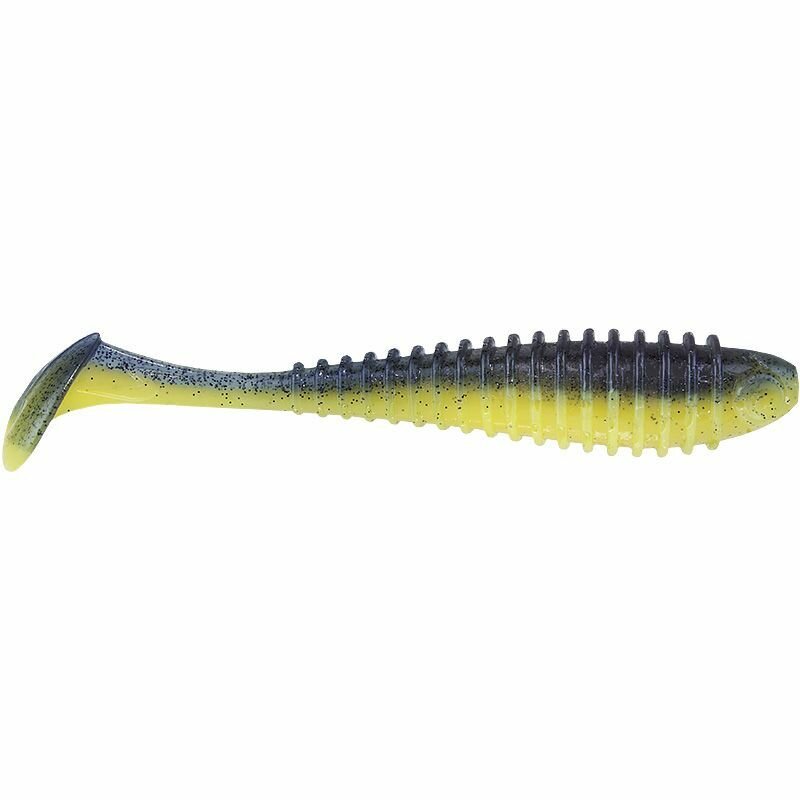 Виброхвост NORSTREAM Tubby Daddy 9" цв. 04 Blue-Yellow