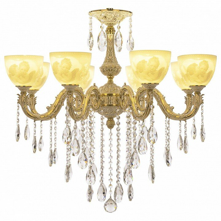 Подвесная люстра Bohemia Ivele Crystal 7101 71101/8/250 B GW P1 U Angel