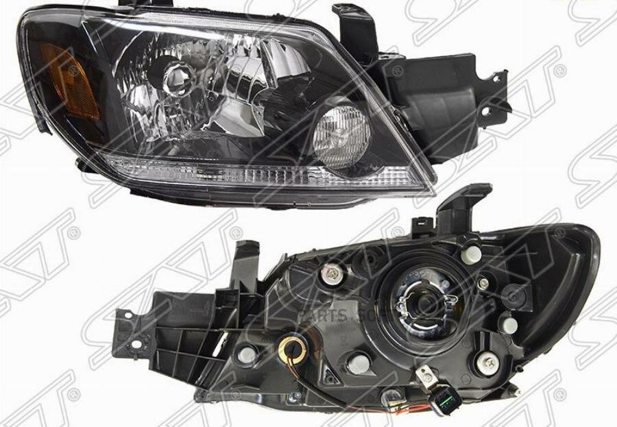 Фара Mitsubishi Outlander 02-09 / Airtrek 02-05 (Справа/ Галоген/ Ручная регулировка) SAT ST-314-1101R | цена за 1 шт