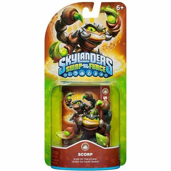 Skylanders Swap Force: Интерактивная фигурка Scorp (официальная продукция) для видеоигры