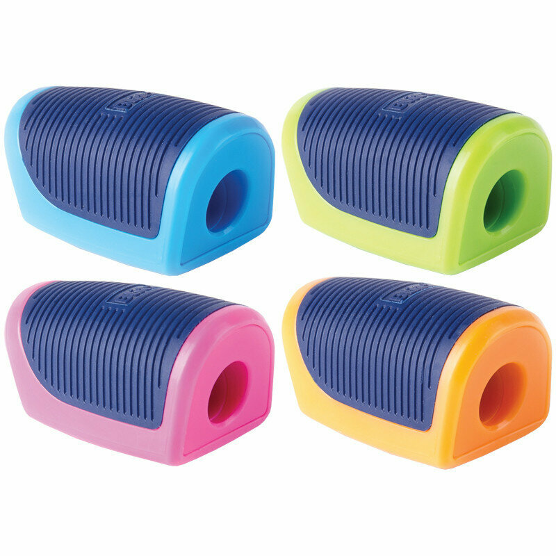 Точилка пластиковая Berlingo "Blitz" 1 отверстие, ассорти, дисплей, 36 штук, 229635