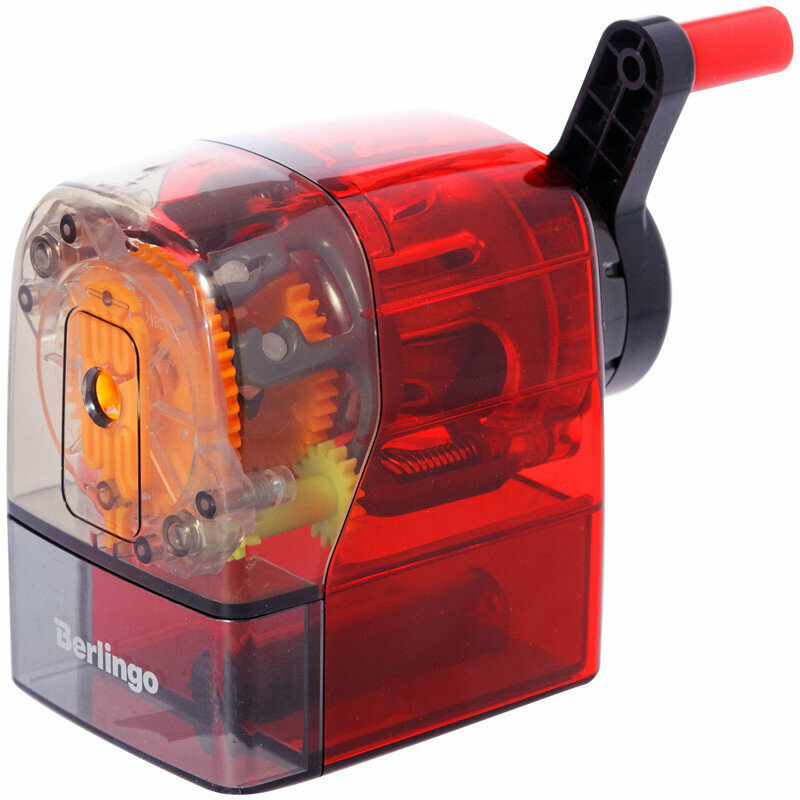 Точилка механическая Berlingo "Megatop", пласт. корпус, инд. упаковка, 299213