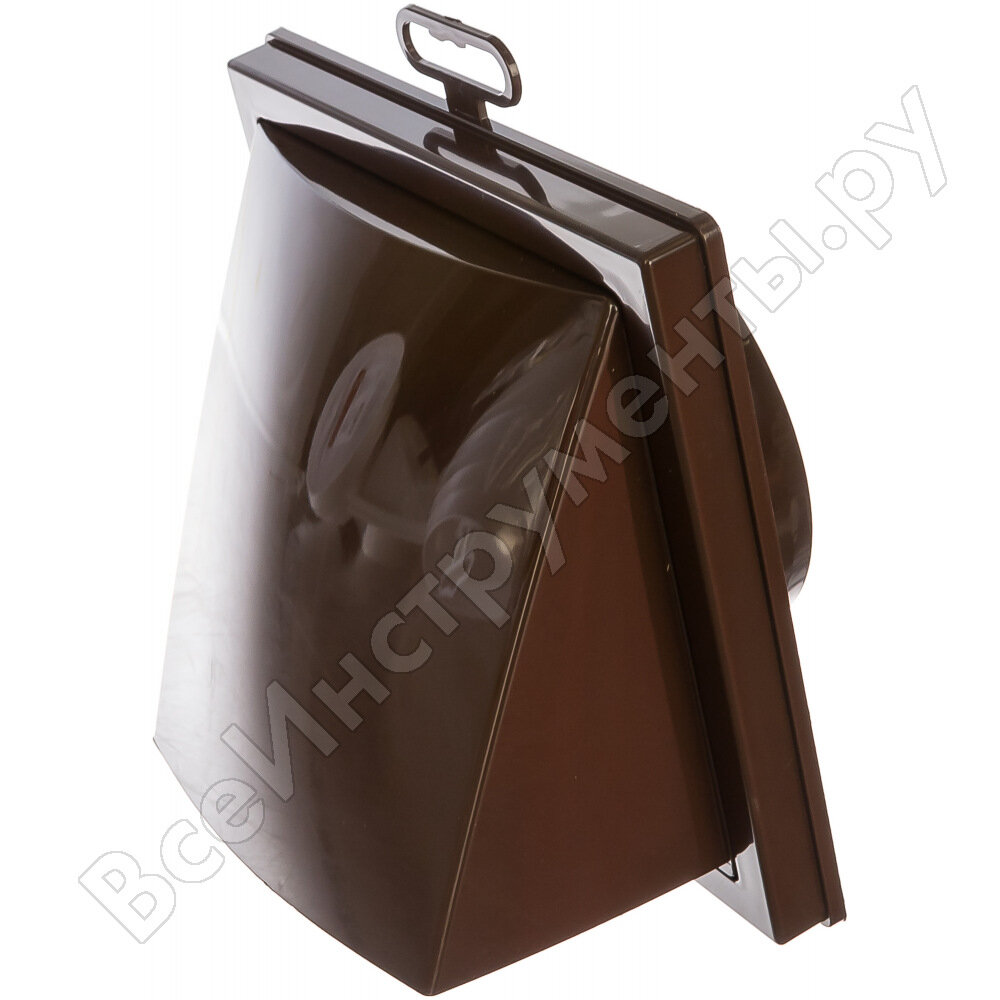 Выход стенной с обратным клапаном (150х150 мм, фланец 100 мм, коричневый) ERA 1515К10ФВ 87-326