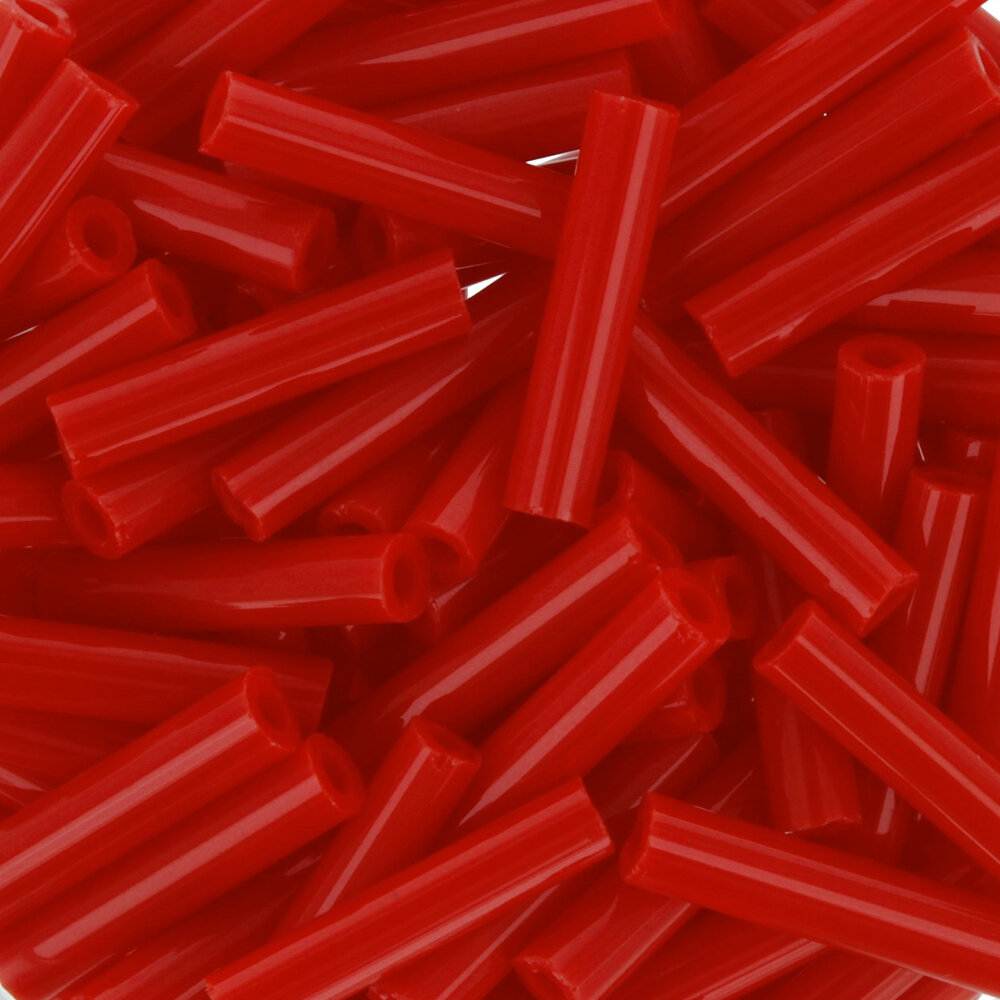 Бисер Япония "TOHO" BUGLE №3 9 мм 5 х 5 г №0045 вишневый