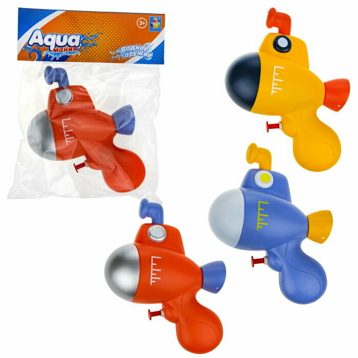 Водное оружие 1TOY Аквамания Батискаф в ассортименте 1шт, игрушки для улицы