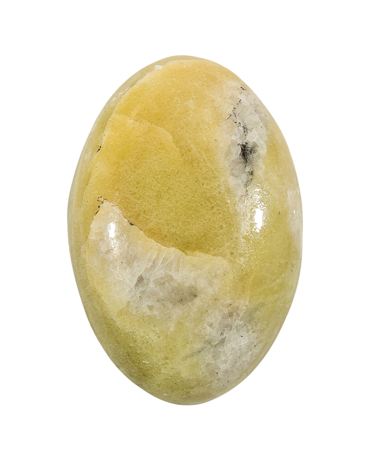 Кабошон из виолана, размер 33х22х6 мм, вес 10 грамм, месторождение: Хакасия