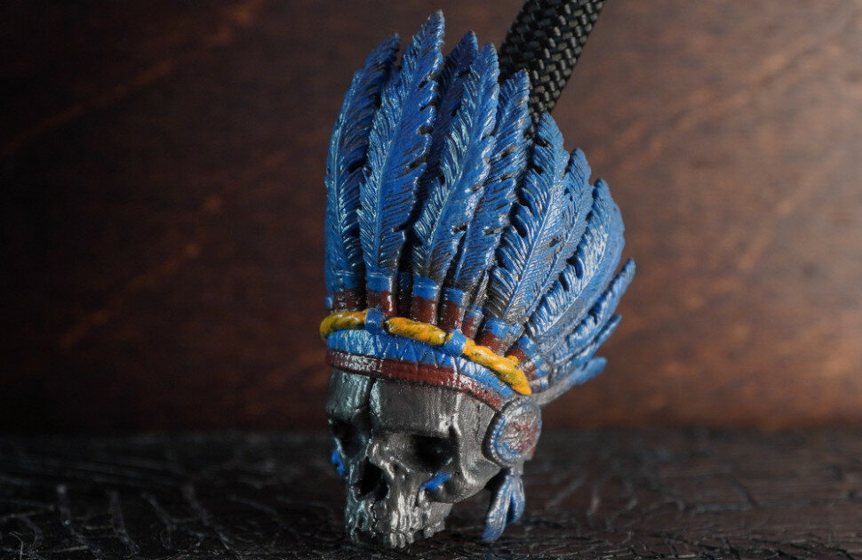 Бусина Evil Skull Индеец — фото 1