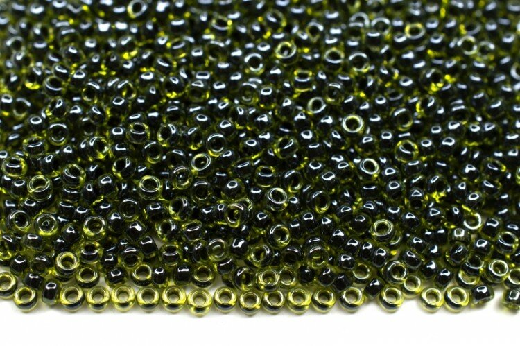 Бисер японский MIYUKI круглый 15/0 #1816 ликер/черный, окрашенный изнутри, 10 грамм