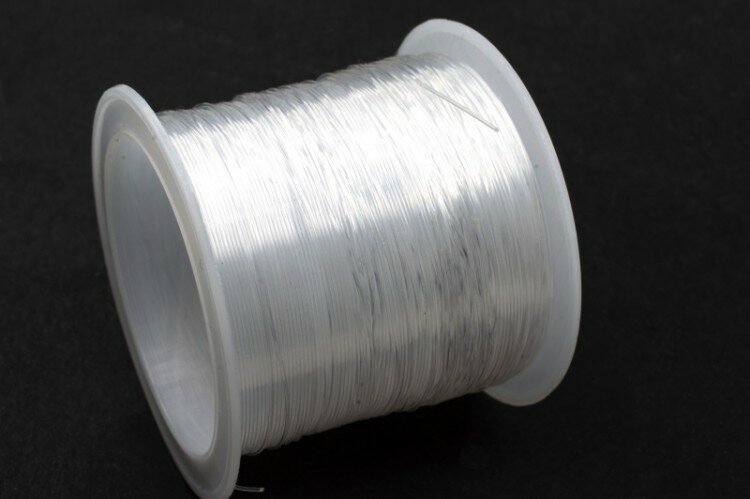 Мононить для бисера, толщина 0,45мм, длина 30м, цвет бесцветный, 1032-032, 1шт