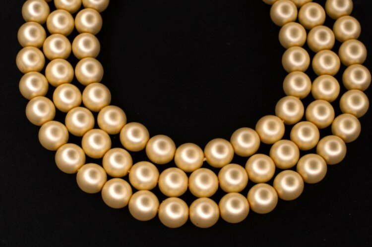 Жемчуг Preciosa, цвет 70514 матовый молочный, 8мм, 10шт