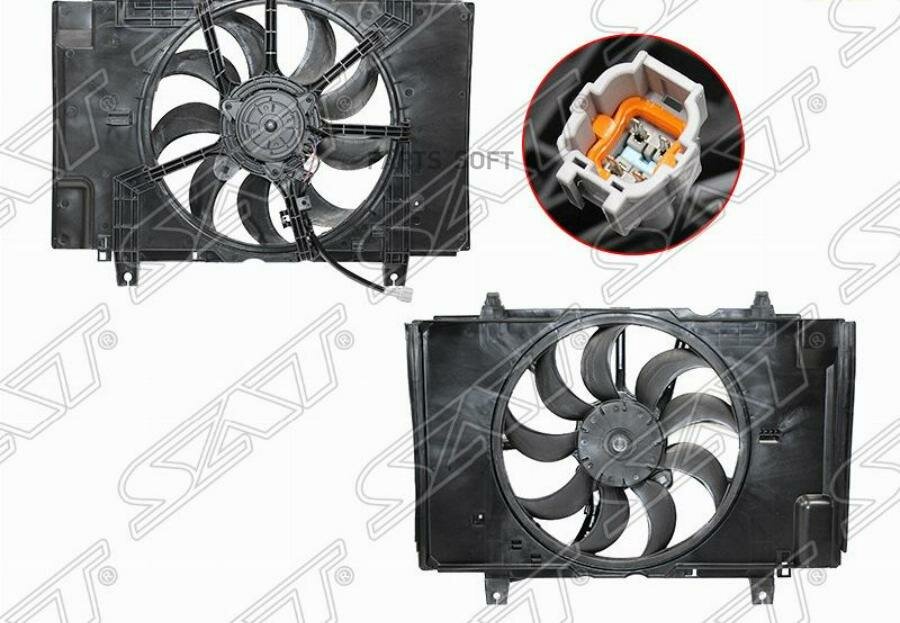 Диффузор радиатора Nissan Juke 10-20 SAT ST-DT15-201-0 | цена за 1 шт