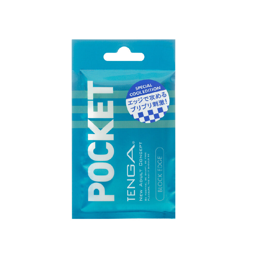 Мастурбатор TENGA POCKET TENGA BLOCK EDGE COLD
