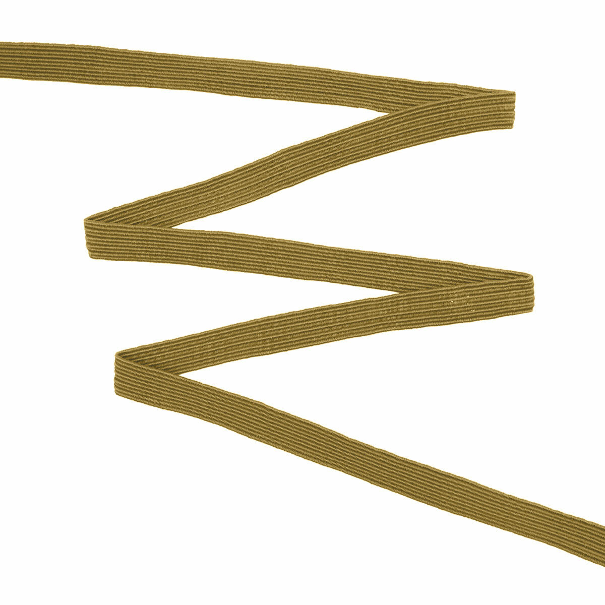 Резинка бельевая для шитья, 10 мм*10 м, 5,5 г/м, эластичность 210%, цвет хаки, Красная лента