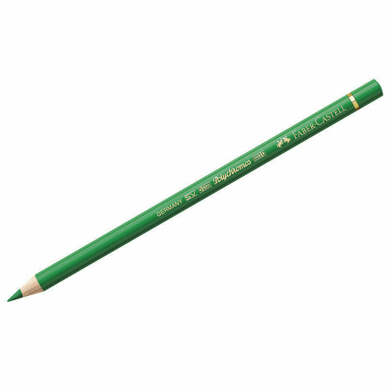 Карандаш художественный Faber-Castell "Polychromos", цвет 163 изумрудный, 289839