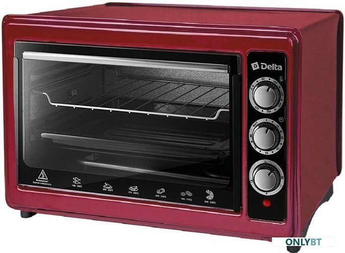 Мини-печь DELTA D-0123 бордовая