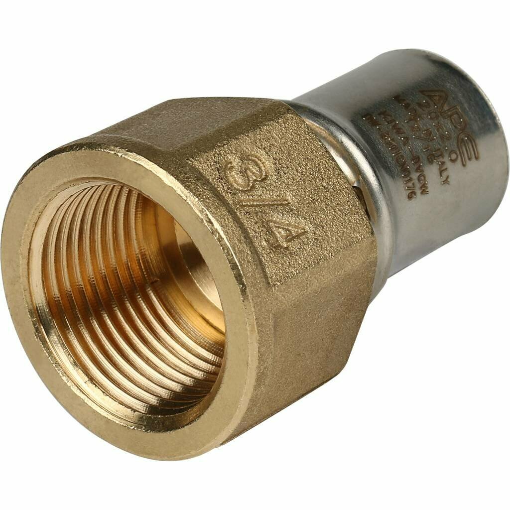 Переходник STOUT 3/4"Вх20 для металлопластиковых труб прессовой SFP-0002-003420
