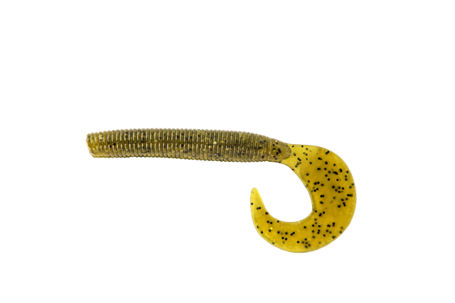 Приманка съедобная ALLVEGA "Cigar Grub" 9.5см 7.5г (5шт.) цвет green pumpkin