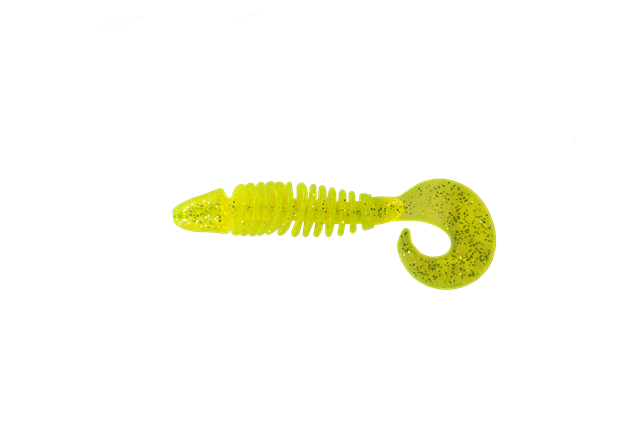 Приманка съедобная ALLVEGA "Bony Grub" 8см 5.2г (6шт.) цвет chartreuse