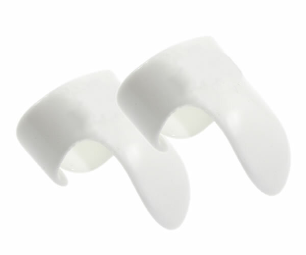 R374-MD-WHT Медиатор на средний палец (коготь), белый, средний, 12 штук в пакете D'Andrea