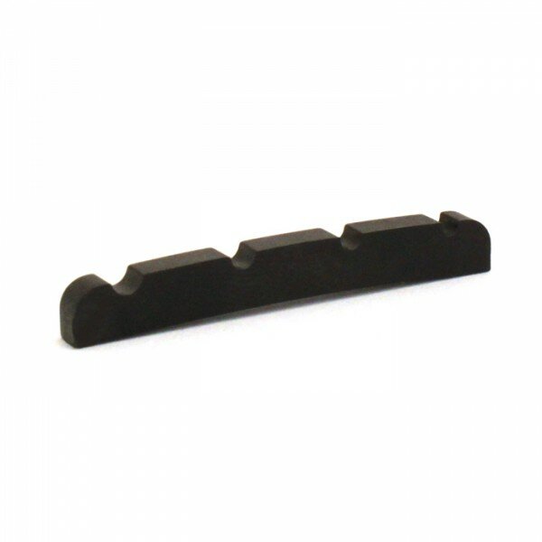 Graphtech TUSQ XL PT-1215-00 верхний порожек для 4-х струнной бас гитары Fender Jazz, черный (38.28х3.18х4.75x29.06mm)