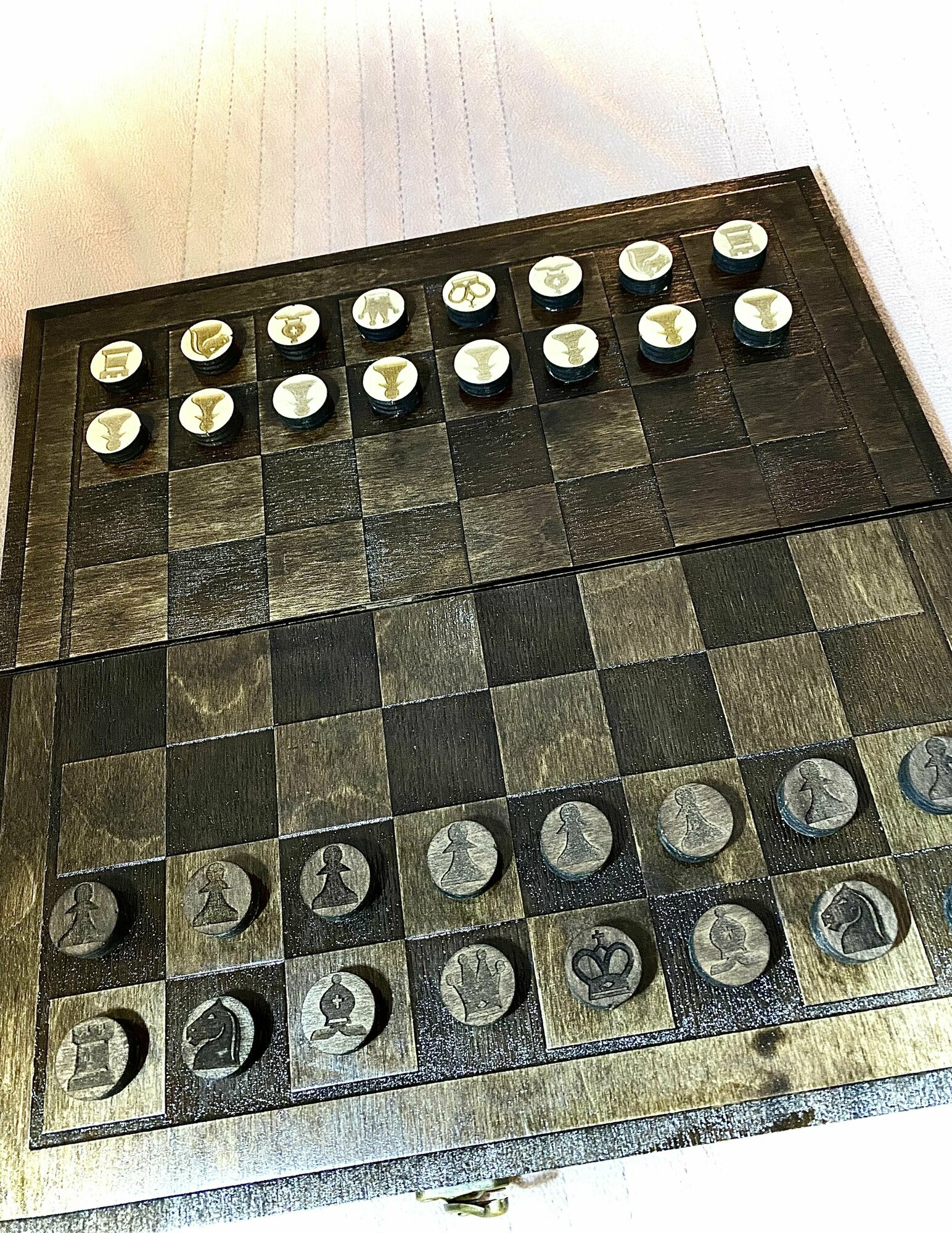 Нарды шахматы 3в1