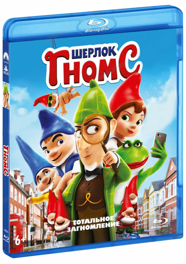 Диск ND Play, мультфильм "Шерлок Гномс", Blu-Ray, США, 2018 год, 6+