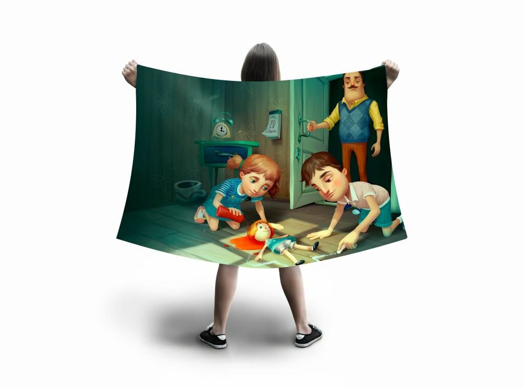 Флаг большой Привет Сосед/ Hello Neighbor №21