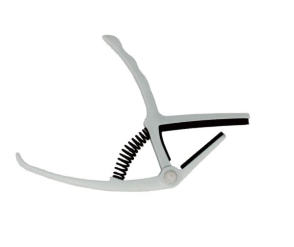 Каподастр для акустической гитары, белый, Alice A007L/WH