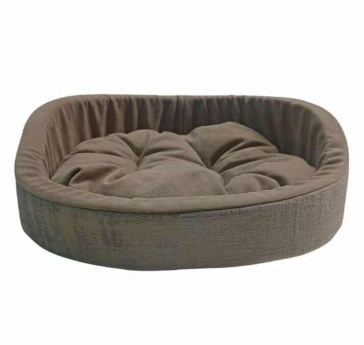 HOMEPET Диванчик для домашних животных Indigo mocco №1, Коричнево-золотистый, 43 см х 38 см х 15 см