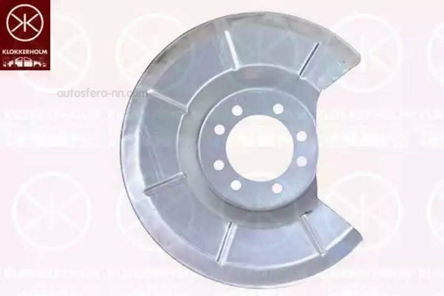 KLOKKERHOLM 9009870 Кожух тормозного диска задн лев=прав VOLVO: S40 II 01.04-, VOLVO: C30 (533), 06-13, VOLVO: V50 (II), 03-12