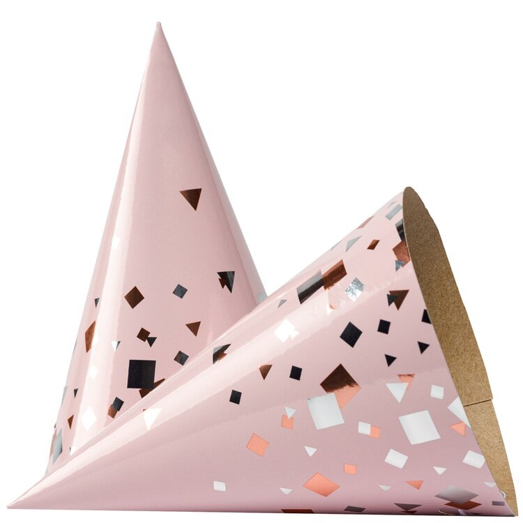 Колпаки на резинке "Конфетти Party", количество - 6шт в упаковке