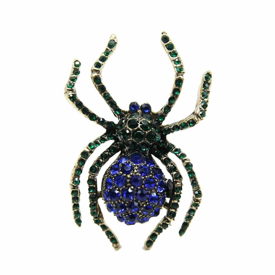 Брошь, стразы