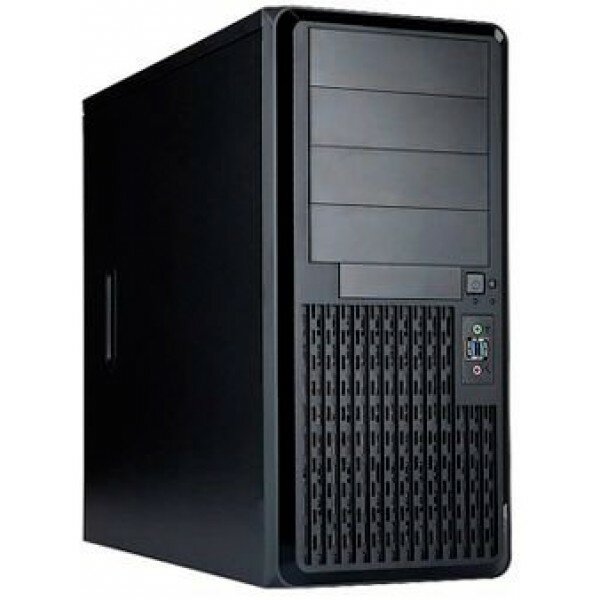 Компьютерный корпус Midi Tower InWin PE689 Black USB 3.0*2+A(HD)+fron fan 120мм*1+rear fan 120мм*1+ 2*2SATA+1*1SATA+Intrusion Switch/holes for SL20” A