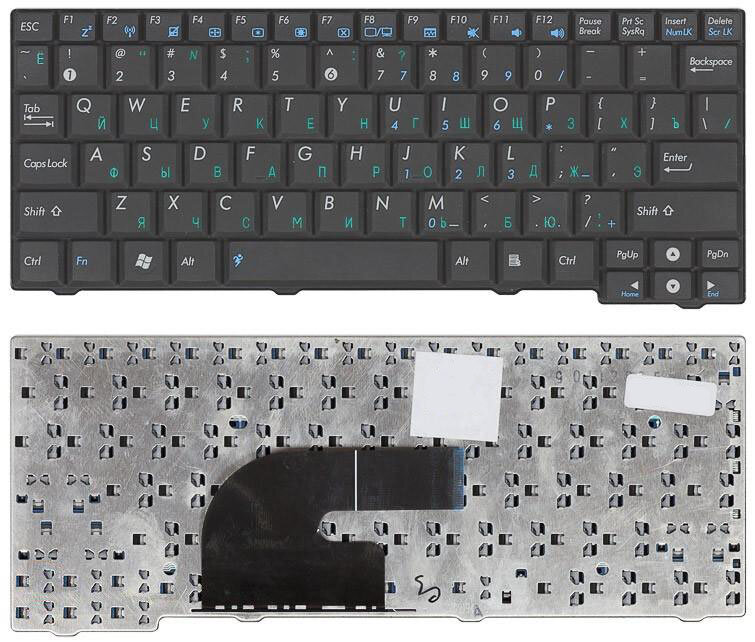 Клавиатура для ноутбука Asus Eee PC MK90H черная